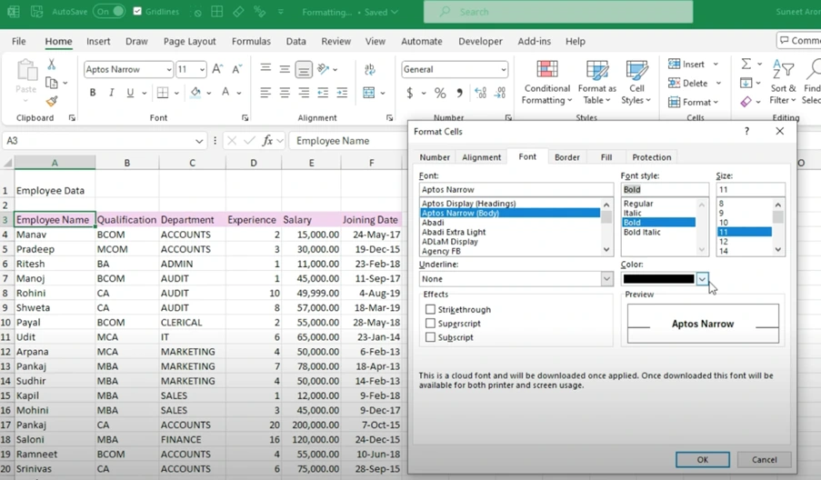 A Beginner's Guide to Formatting Cells in Excel